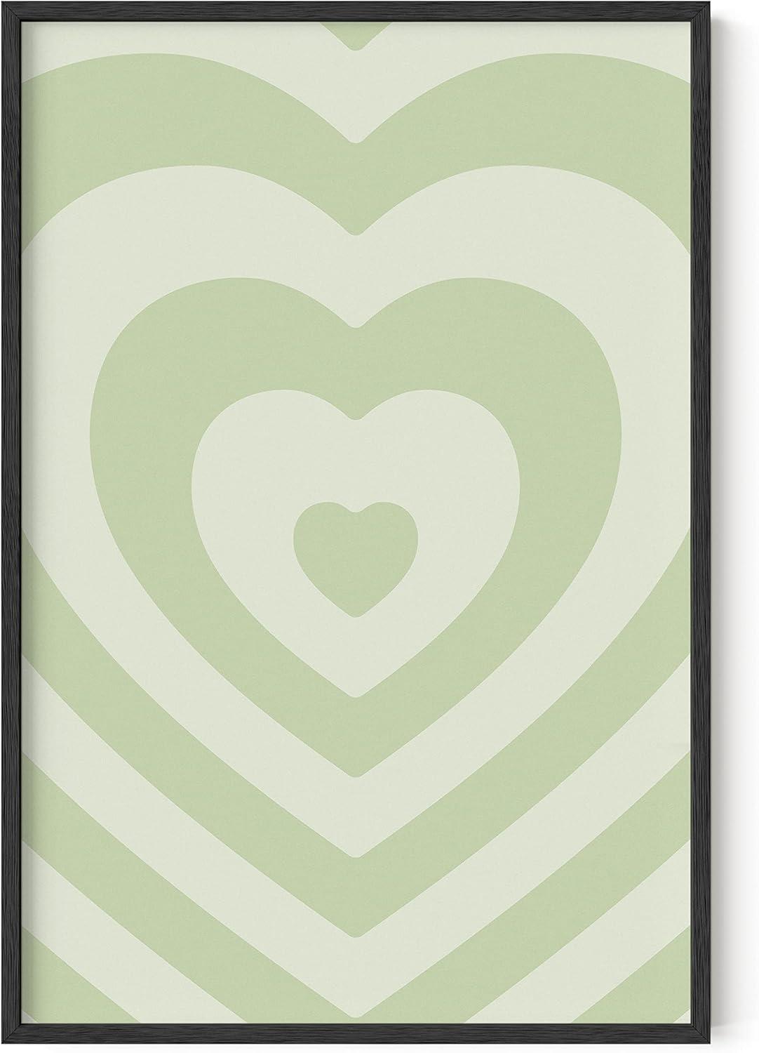 HAUS AND HUES Sage Green Wall Decor, Aesthetic Vintage Green Art ...