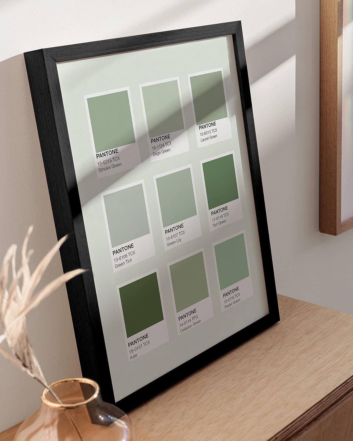 HAUS AND HUES Sage Green Wall Decor, Aesthetic Vintage Green Art ...